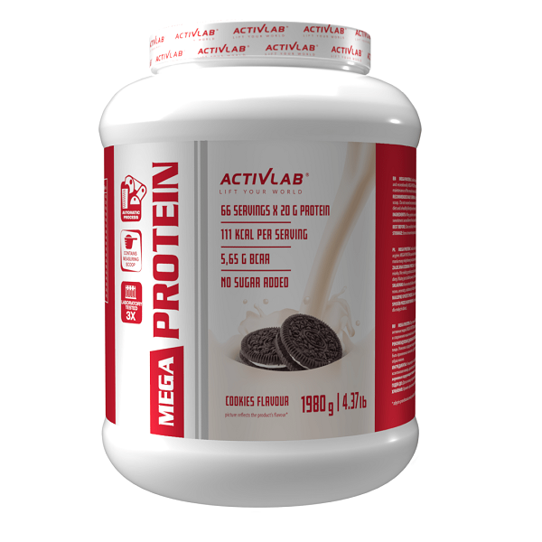 خرید و قیمت مگا پروتئین اکتیولب 1980 گرم | مکمل ولف